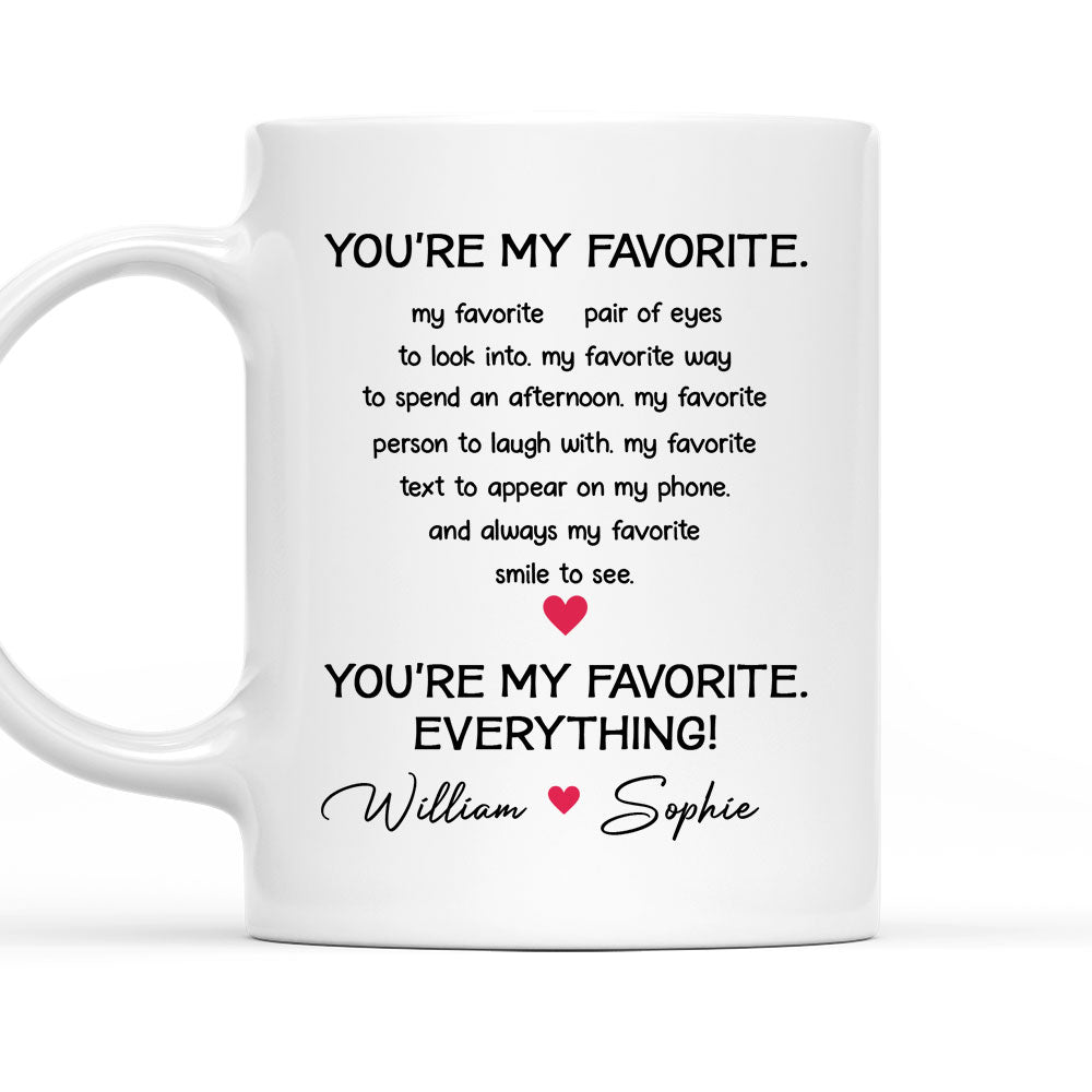My Everything - Personalized Custom Coffee Mug – Wrappiness Gifts