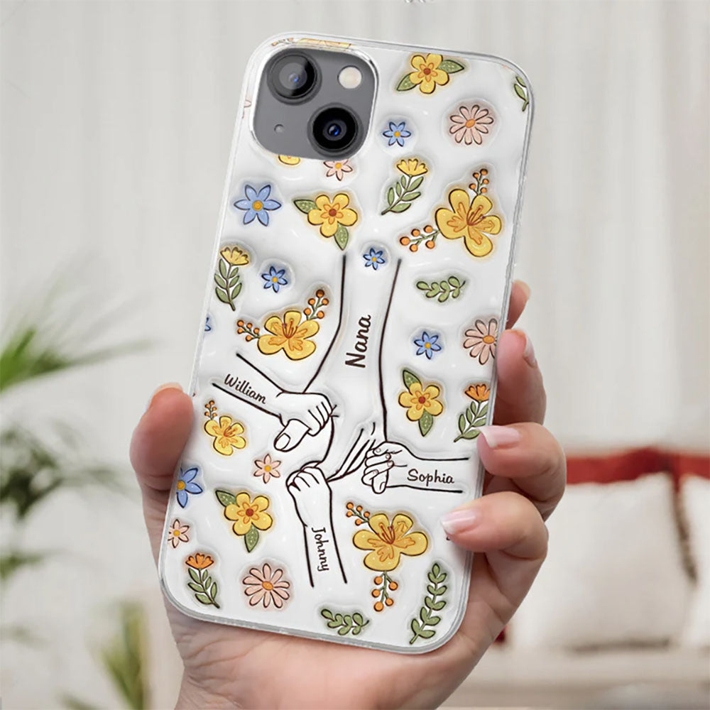 Best Mom Ever Personalized Custom 3D Inflated Effect Phone Case Wrappiness Gifts